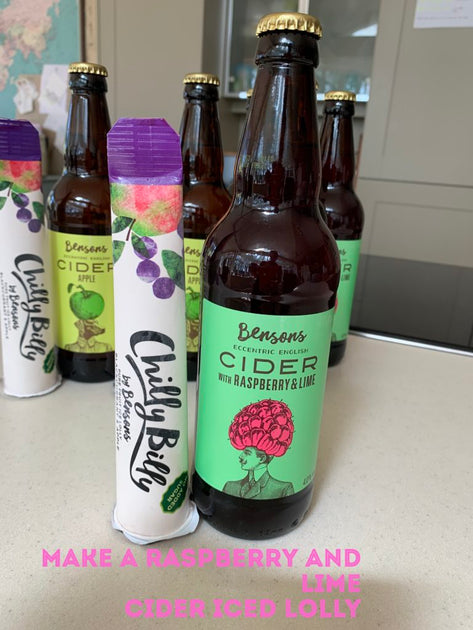 Raspberry and Lime Cider Iced Lollies – 6 Easy steps – Bensons the Juicers